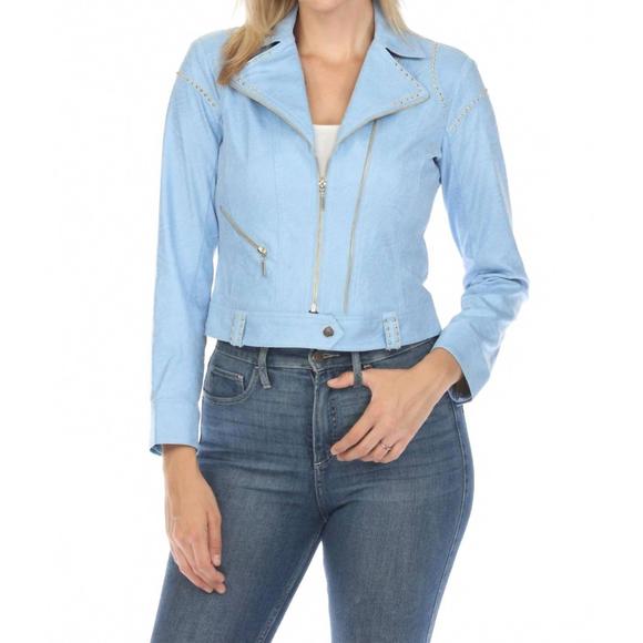 Insight | Jackets & Coats | New Insight Studded Vegan Leather Jacket In ...